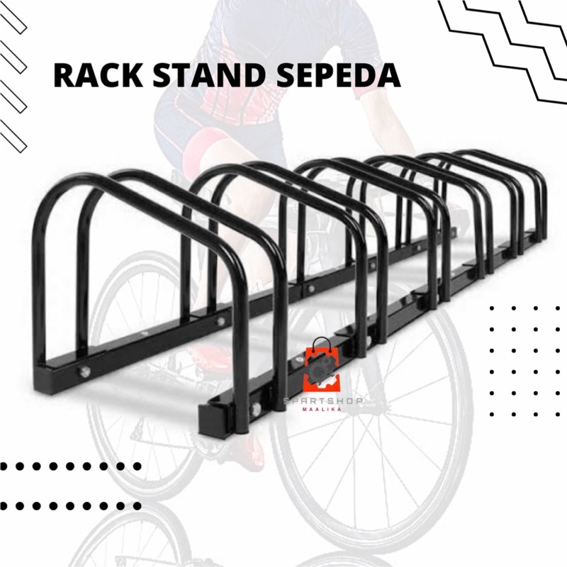 Jual BIKE RACK STAND SEPEDA PADDOCK PARKIR DUA SEPEDA BICYCLE STAND ...