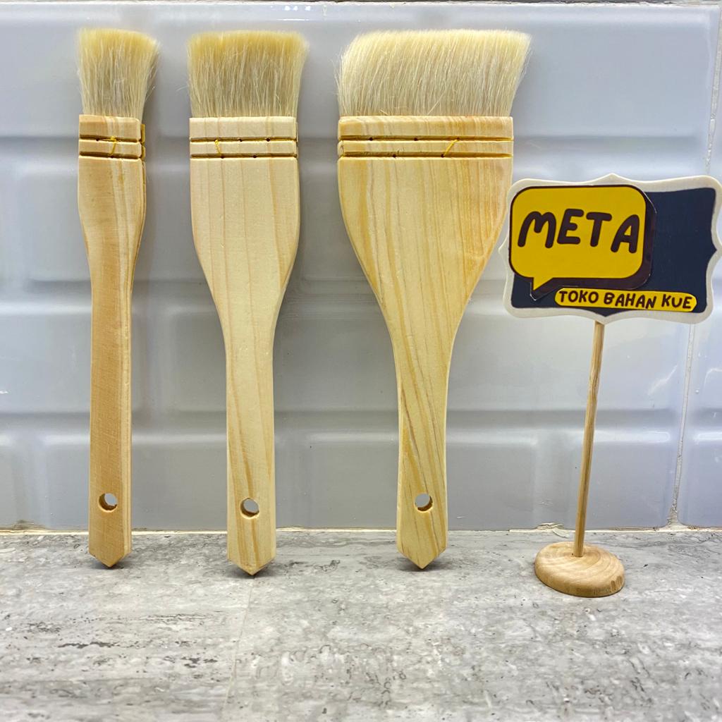 Jual KUAS KUE KERING / KUAS ROTI / PASTRY BRUSH WOOL / KUAS OLESAN ...