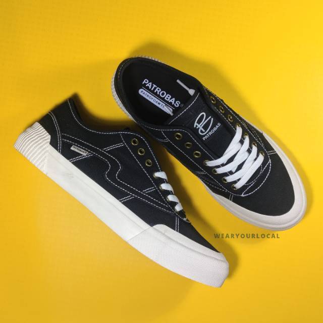 Sepatu Patrobas Equip Black White | Shopee Indonesia