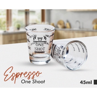 Jual Gelas espresso one shot / gelas takar seloki 45ml / gelas ukur ...