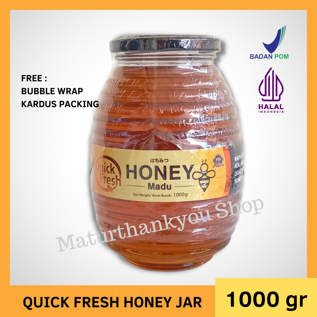 Jual Madu Quick Fresh Honey 1kg free packing | Shopee Indonesia