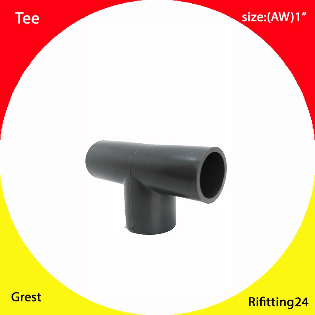 Jual TEE 1"/FITTING PIPA PVC MERK GREST/T CABANG 3 | Shopee Indonesia