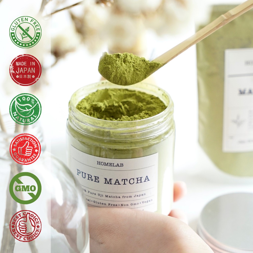 Homelab 100% Pure Uji Matcha Japan - Bubuk Matcha Premium Grade ...