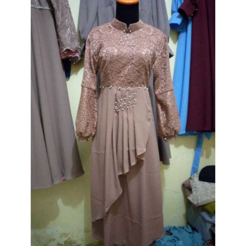 Jual gamis barokat umpak ini real pict ya sista model tebaru gaun ...