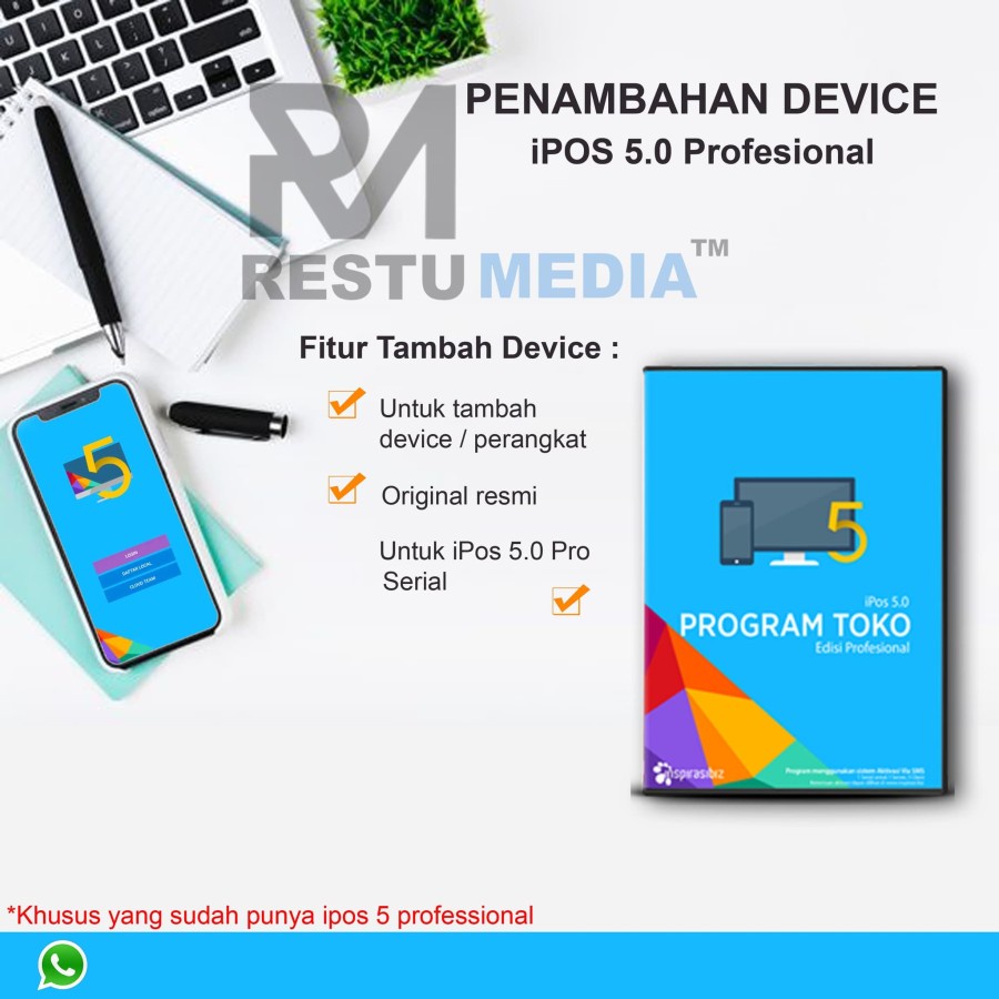 Jual Penambahan Device Ipos 5 Profesional Serial / tambah device ipos 5 | Shopee Indonesia