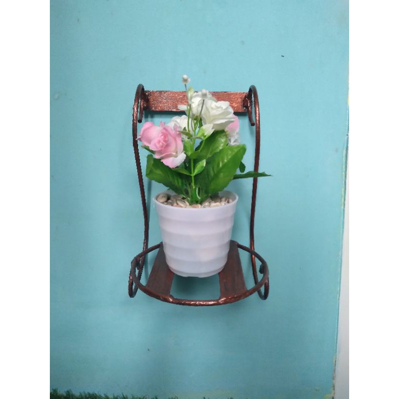 Jual rak pot dinding, standing pot dinding, rak bunga murah | Shopee ...