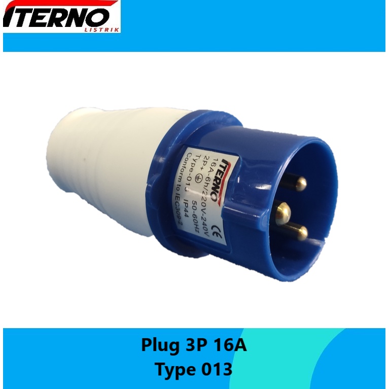 Jual Plug 3P 16A IP44 Iterno | Shopee Indonesia