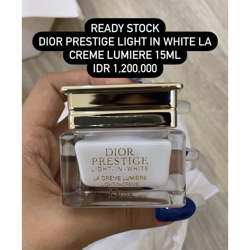 Jual Dior Prestige Light In White La Creme Lumiere 15ml | Shopee Indonesia