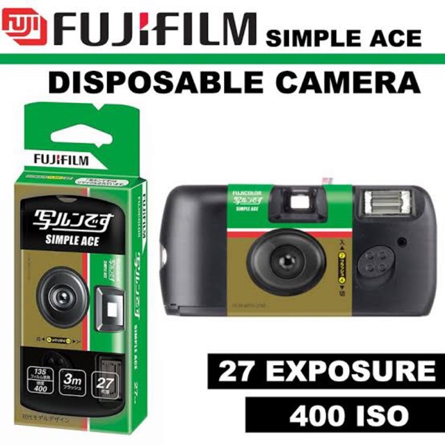 Fujifilm Disposable Camera ISO 400 27 sheets (bisa gojek) | Shopee ...
