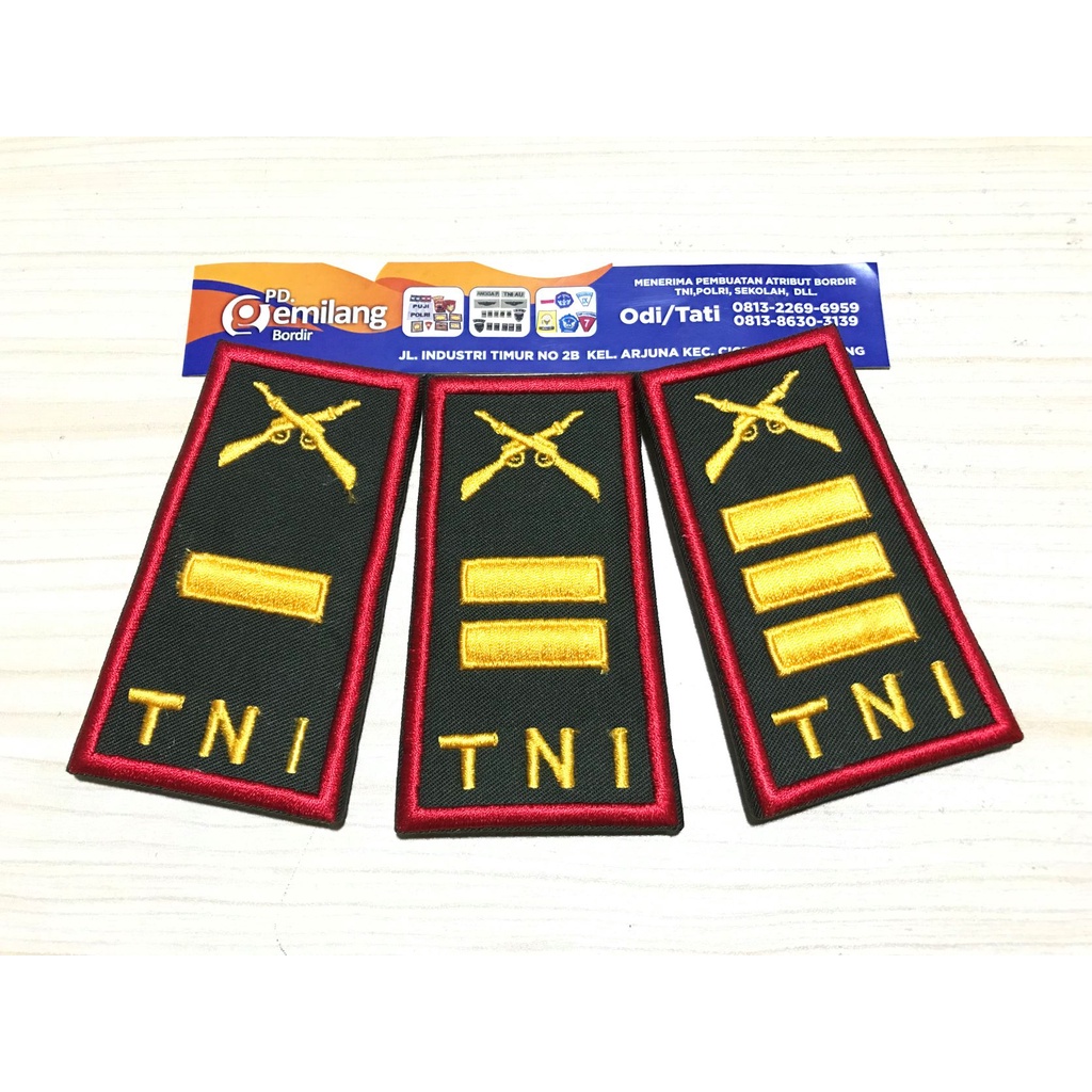 Jual Pangkat PDH TNI AD INFANTERI KOMANDO [sepasang] | Shopee Indonesia