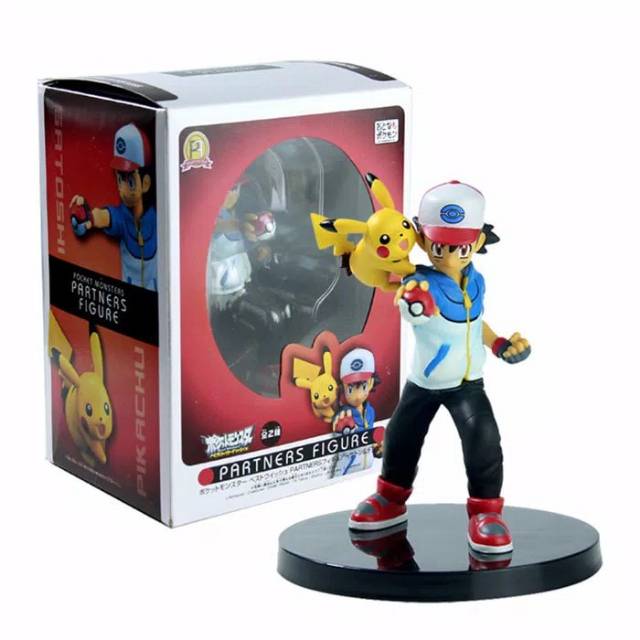 Jual Figure pokemon satoshi pikachu partner figure | Shopee Indonesia