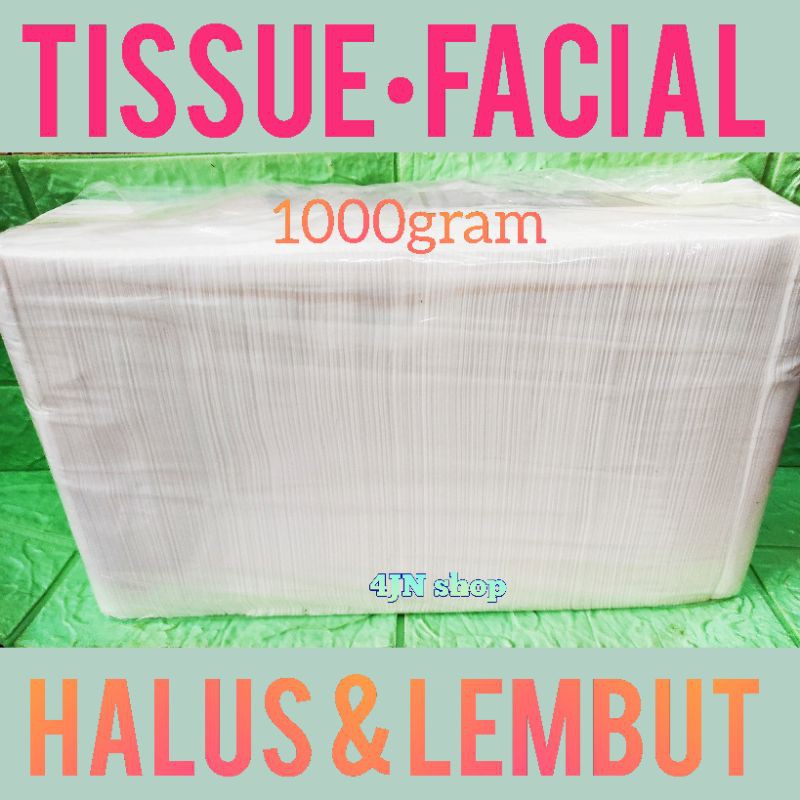 Jual Tisue facial halus dan lembut 1000gram 2ply kualitas branded ...