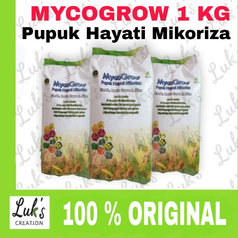 Jual MYCOGROW Pupuk Hayati Mikoriza kemasan 1 kilogram 1000 gram ...