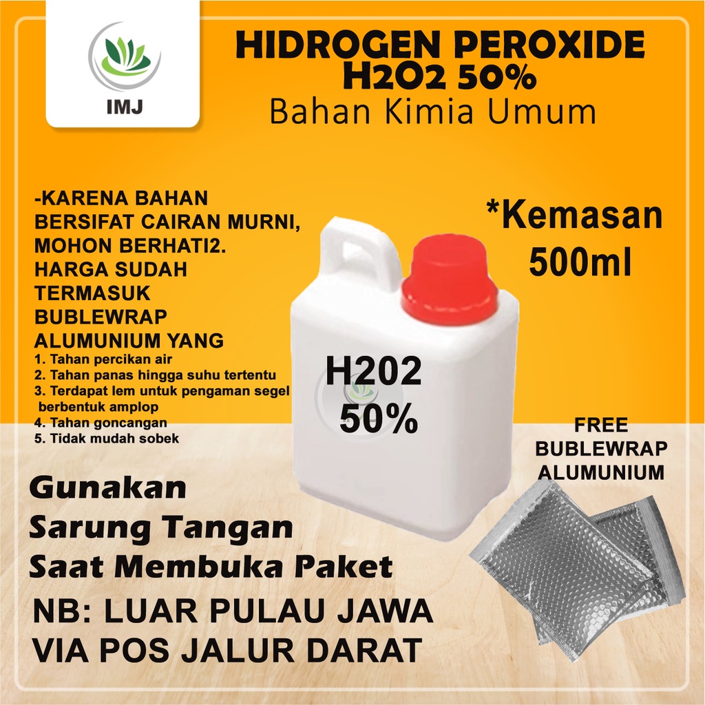Jual HIDROGEN PEROKSIDA H202 FOOD GRADE Kemasan 500ml | Shopee Indonesia