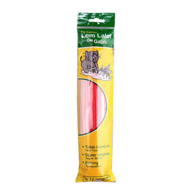 Jual Lem Lalat Cap Gajah Stick (12 Tangkai) Original 100% | Shopee ...