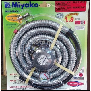 Jual MIYAKO selang gas+regulator(RMS-206M) | Shopee Indonesia