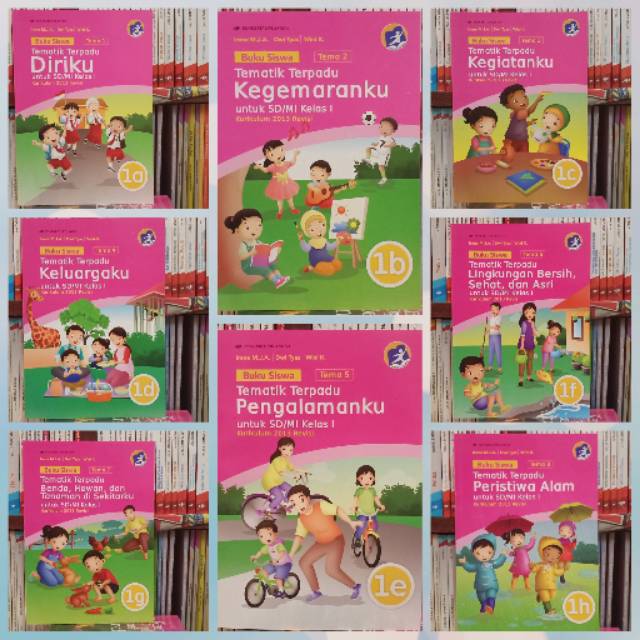 Jual Buku Siswa Tematik Terpadu untuk SD kelas 1 K13 Erlangga | Shopee ...