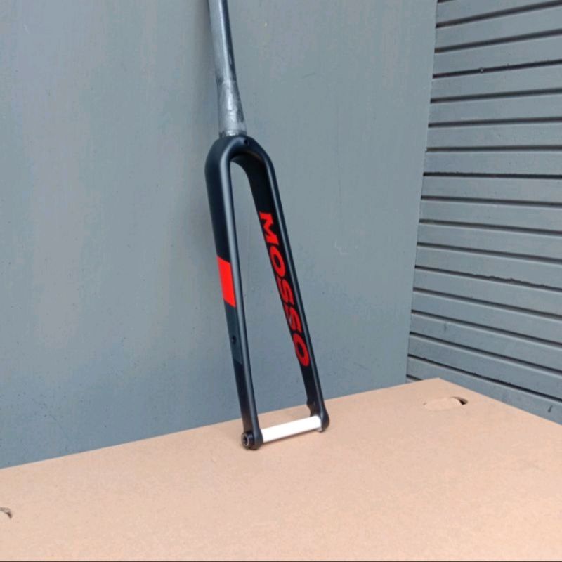 Jual Fork Rigid Mosso 730 gvl gravel hybrid tapper Full Carbon Disk TA ...