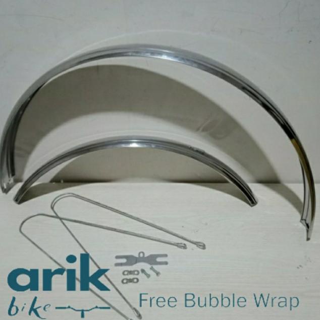 Jual Spakbor Spark Board Sepeda 26 Taiwan Silver Chrome Mtb Federal ...