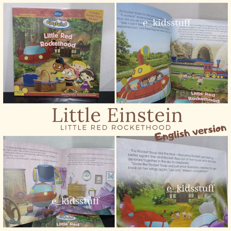 Jual buku cerita little Einstein " little red rockethood" ( English ...