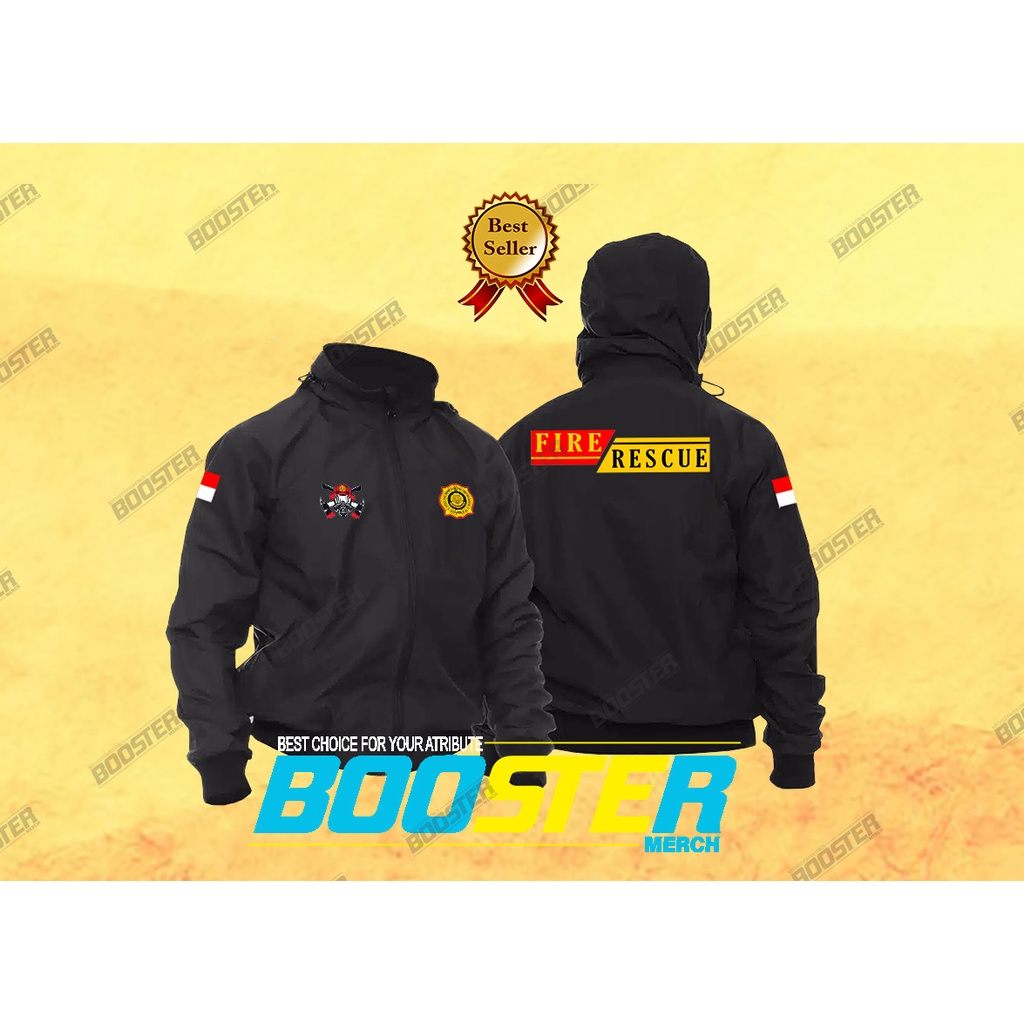 Jual jaket fire rescue damkar terbaru original (WATERPROOF/ANTI AIR ...