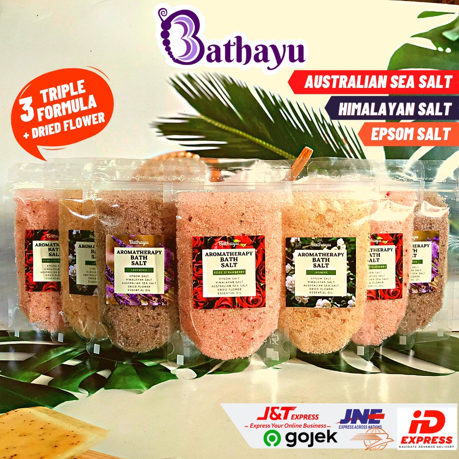 Jual BATH SALT GARAM MANDI SPA KAKI DENGAN BUNGA ASLI TRIPLE FORMULA ...