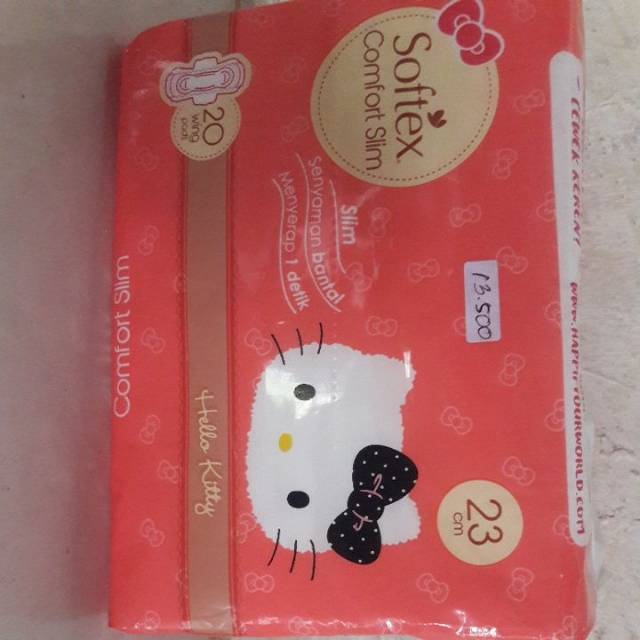 Jual Softex comfort slim Hello kitty 23cm (20pads) | Shopee Indonesia