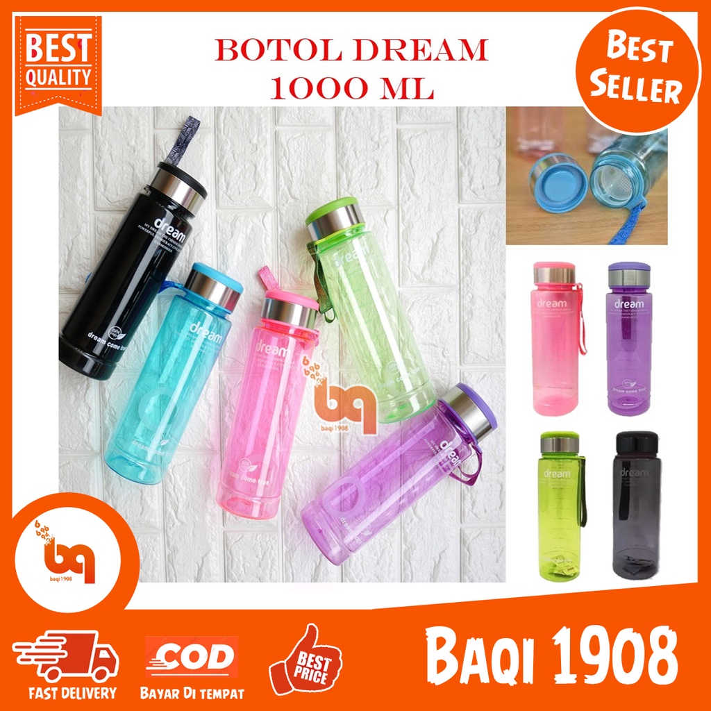 Jual Botol Minum Sporty Dream 1 liter BPA Free Botol Dream 1 Liter | Shopee Indonesia
