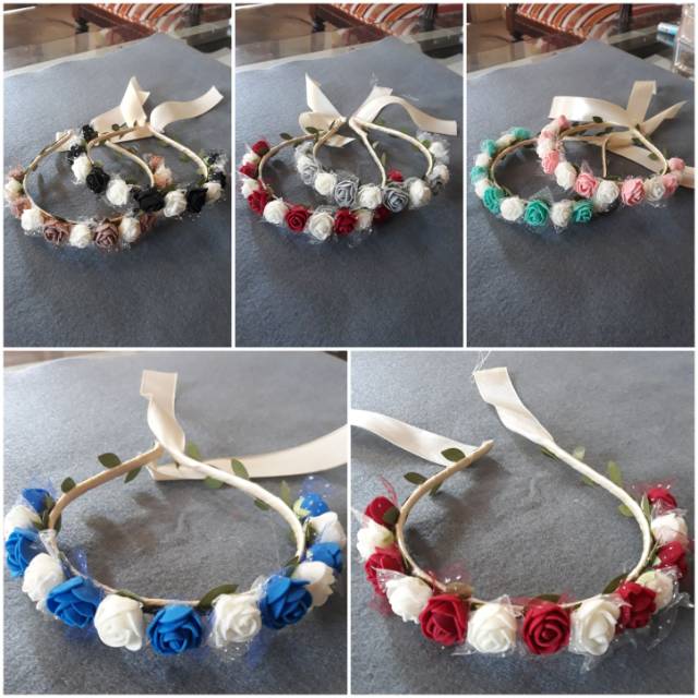 Jual Bando bunga double warna, bisa untuk seragaman, tari, kirab dll2 ...