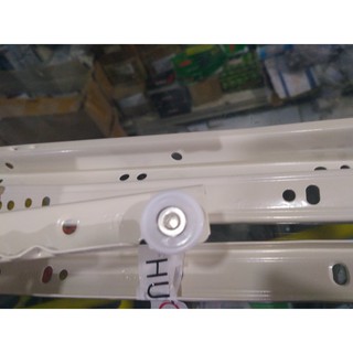 Jual rel laci putih huben panjang 25 cm roda selorokan laci rolling ...