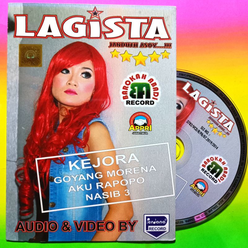 Jual KASET MUSIK VCD ORIGINAL ASLI LAGU DANGDUT KOPLO NEW LAGISTA TERPOPULER. | Shopee Indonesia
