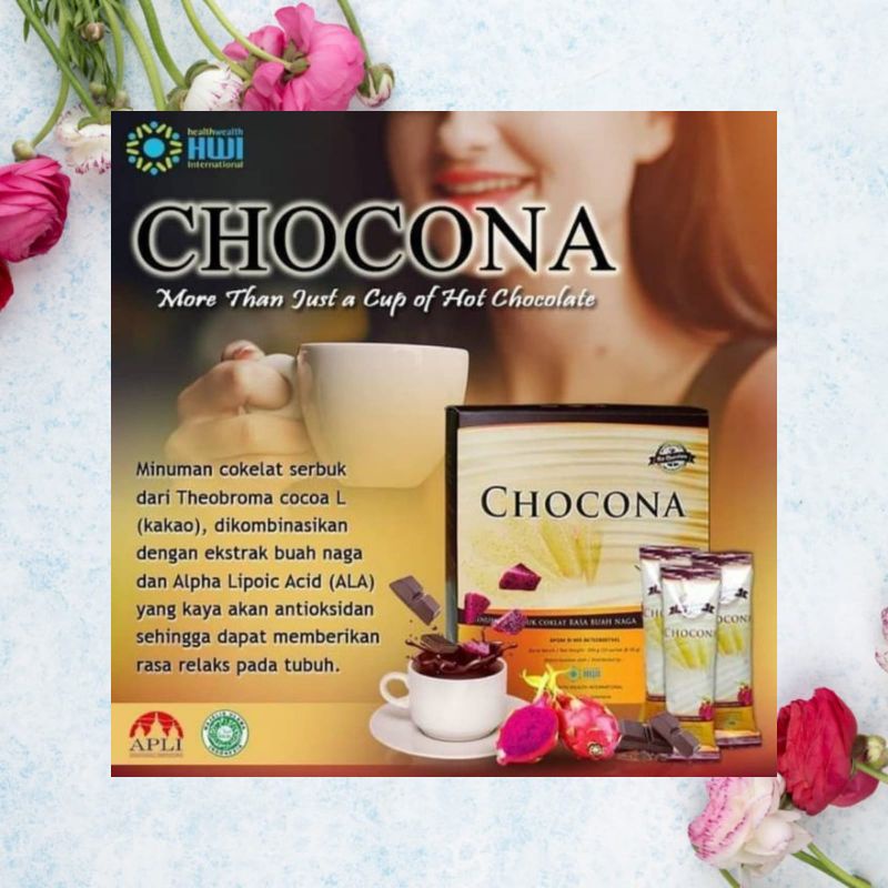 Jual CHOCONA Minuman Serbuk Coklat dan Ekstrak Buah Naga - Hwi Original ...