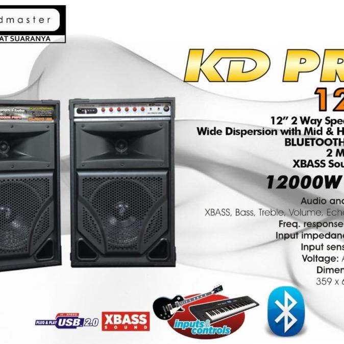 Harga Speaker Aktif Roadmaster Kd Pro 12 Usb Terbaru Desember 2022 ...