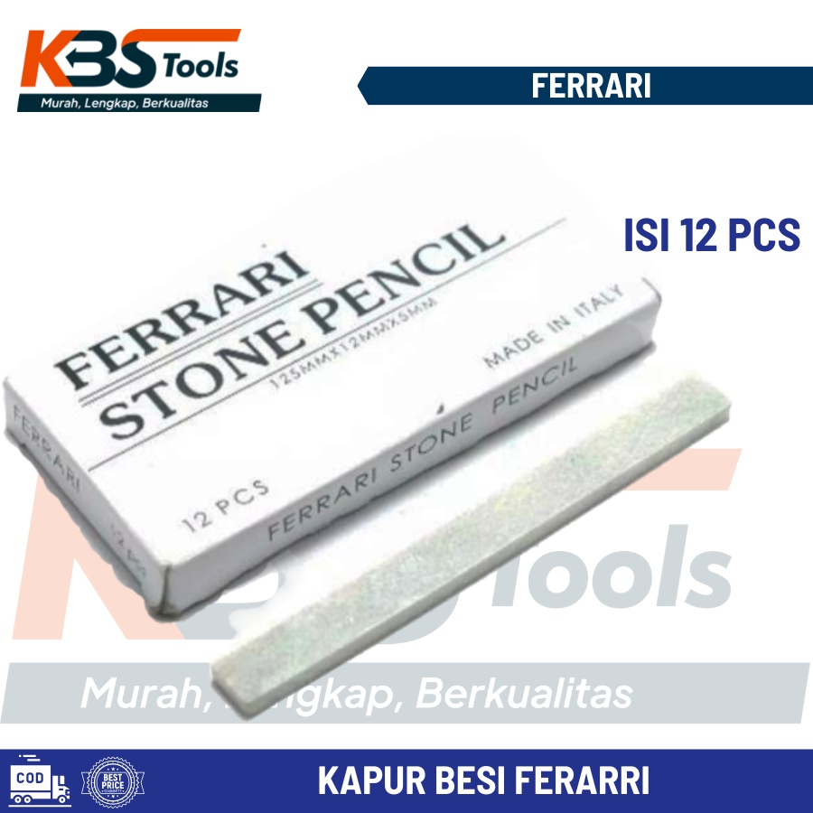 Jual Kapur Besi FERRARI 12 Pcs - Stone Pencil | Shopee Indonesia