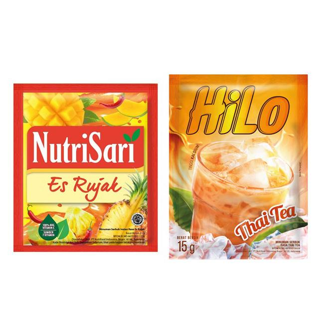 Jual Nutrisari Es Rujak 10 pcs + Hilo Thai Tea 10 pcs | Shopee Indonesia