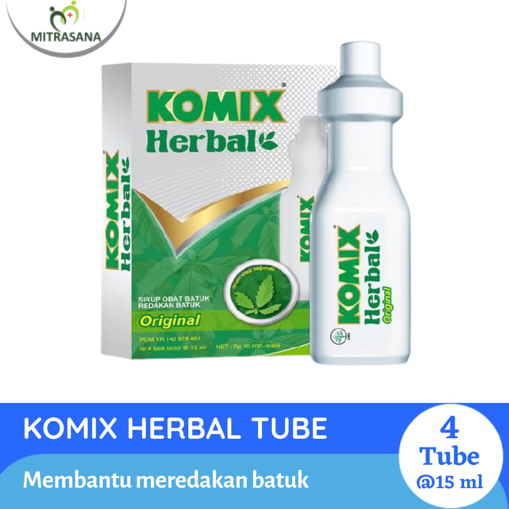 Jual Komix Herbal 4 Tube All Variant (Original / Lemon) - Membantu ...