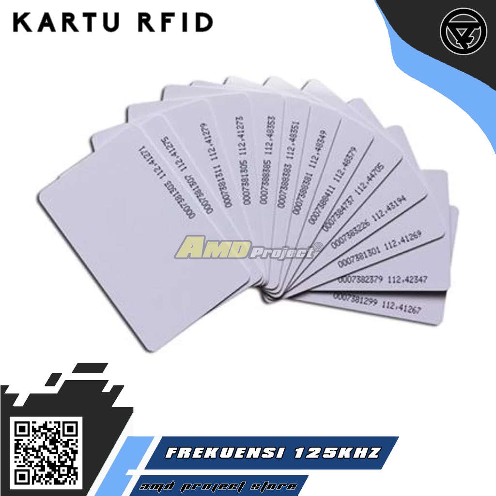 Jual Kartu RFID 125khz Card 125 KHz Kartu Akses Absen (Read Only ...