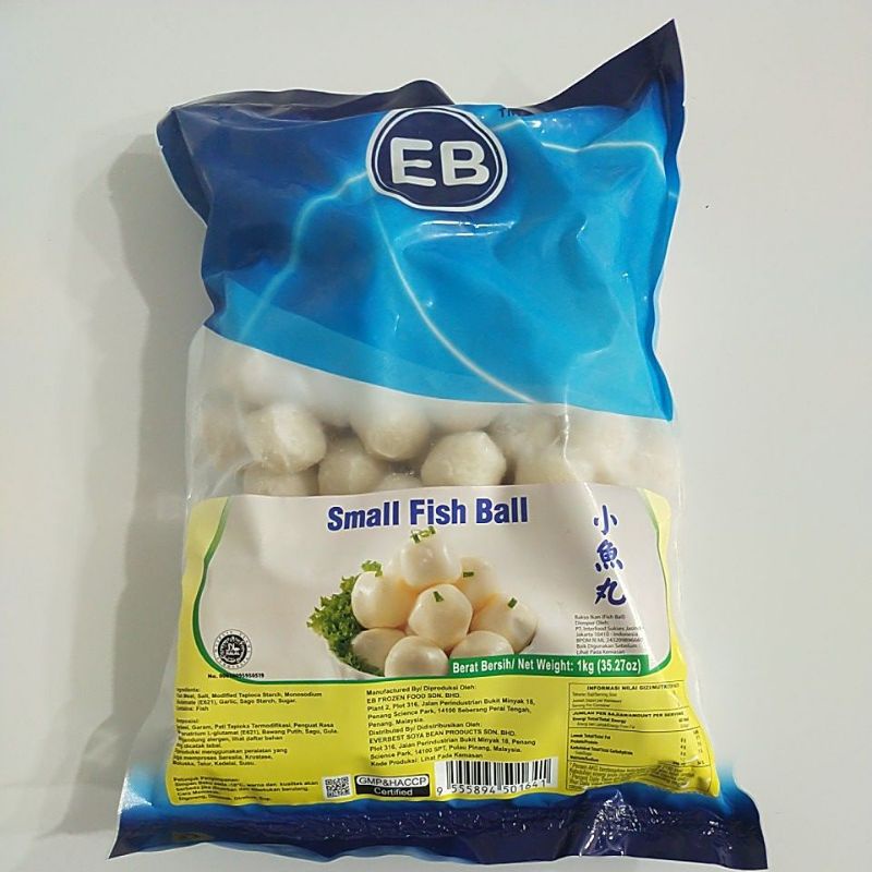 Jual EB Small Fish Ball 1kg (Frozen Food) | Shopee Indonesia