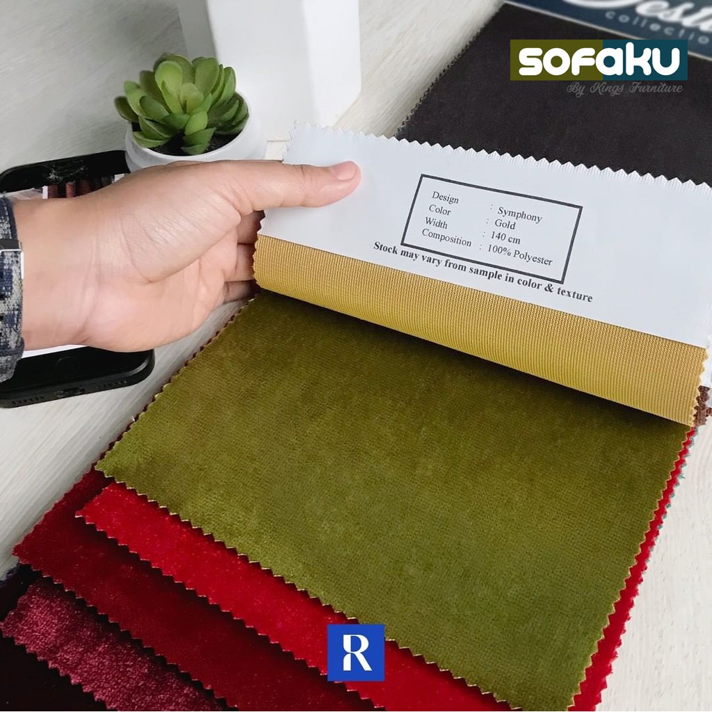 Jual SYMPHONY : Regency Suede Halus Bahan Velvet Mewah Lembut ...