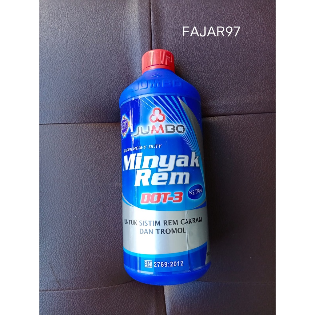 Jual Minyak Rem oli Rem JUMBO 1 LITER Dot 3 Merah Shopee Indonesia