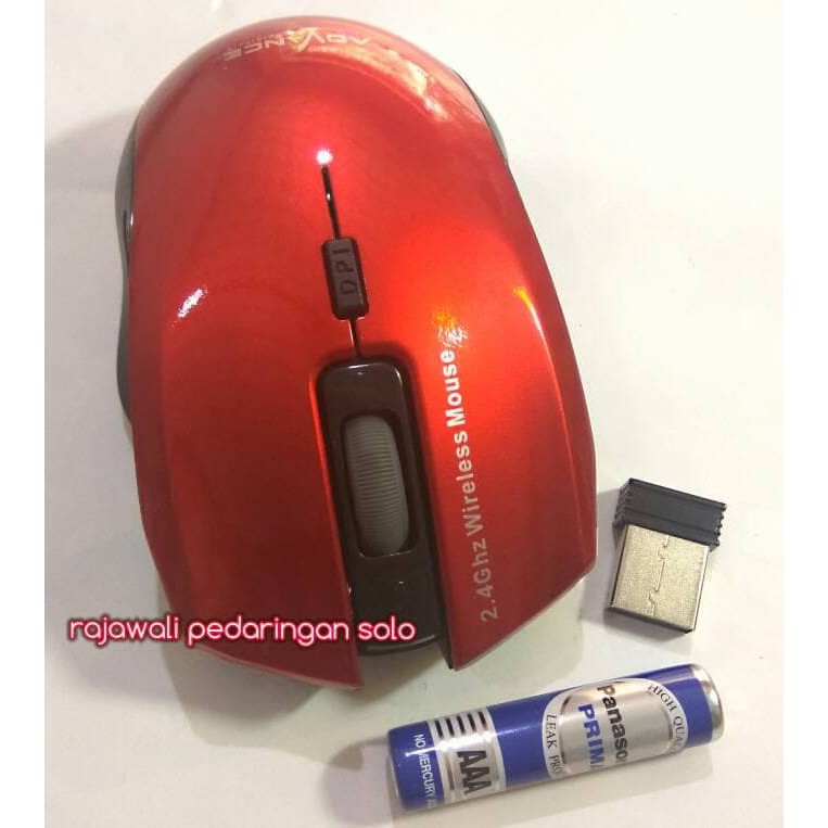 Jual MOUSE WIRELESS ADVANCE FREE EP H-45 BATERAI | Shopee Indonesia