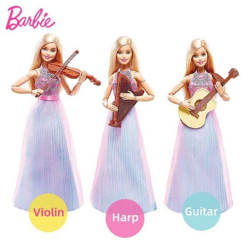 Jual Barbie Instrument Violin Violyn Music doll boneka koleksi | Shopee ...