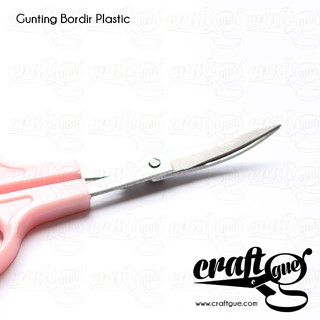 Jual Gunting Bordir Plastic PINK (Ujung Bengkok Melengkung) | Shopee ...