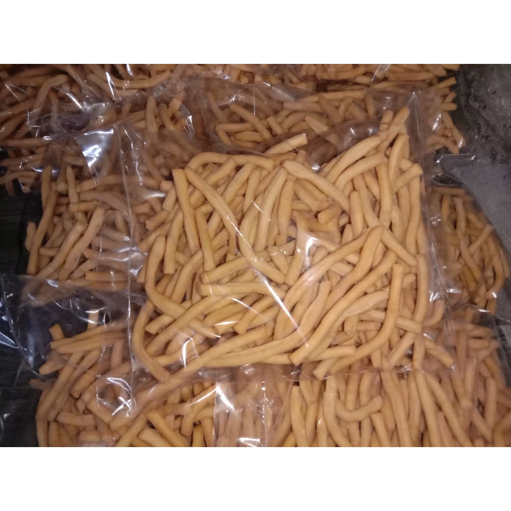 Jual Stik Krupuk / Stick Kerupuk Rasa Bawang Gurih Renyah Empuk kemasan ...