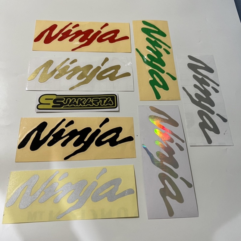 Jual STICKER NINJA CUTTING | Shopee Indonesia