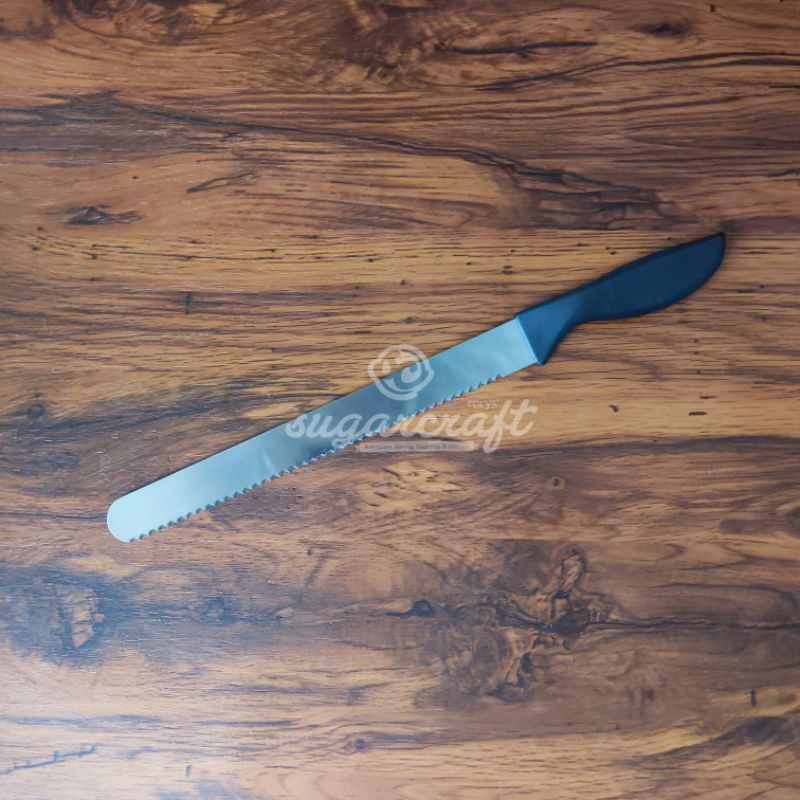 Jual Pisau roti stainless panjang 38cm | Shopee Indonesia
