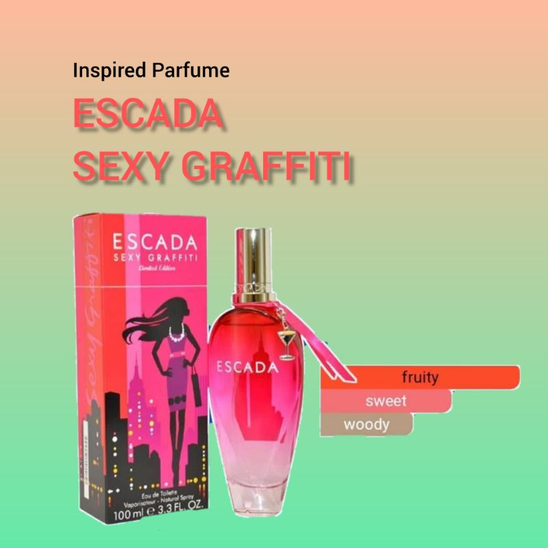Jual SEXY GRAFFITI ESCADA Parfum Isi Ulang Parfum Refill | Shopee Indonesia