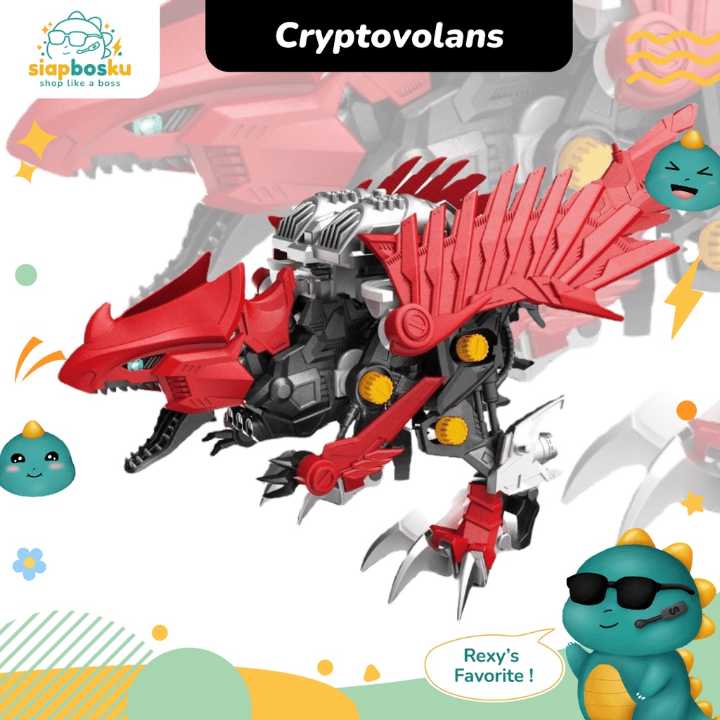 Jual MAINAN COMBAT ROBOT DINOSAURUS BESAR DIY ACTION FIGURE ...