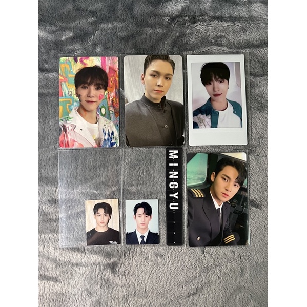 Jual Photocard PC Seventeen Svt Mingyu Pilot Set Jun ID Photo Dini Hanabi Cheki Vernon Control ...