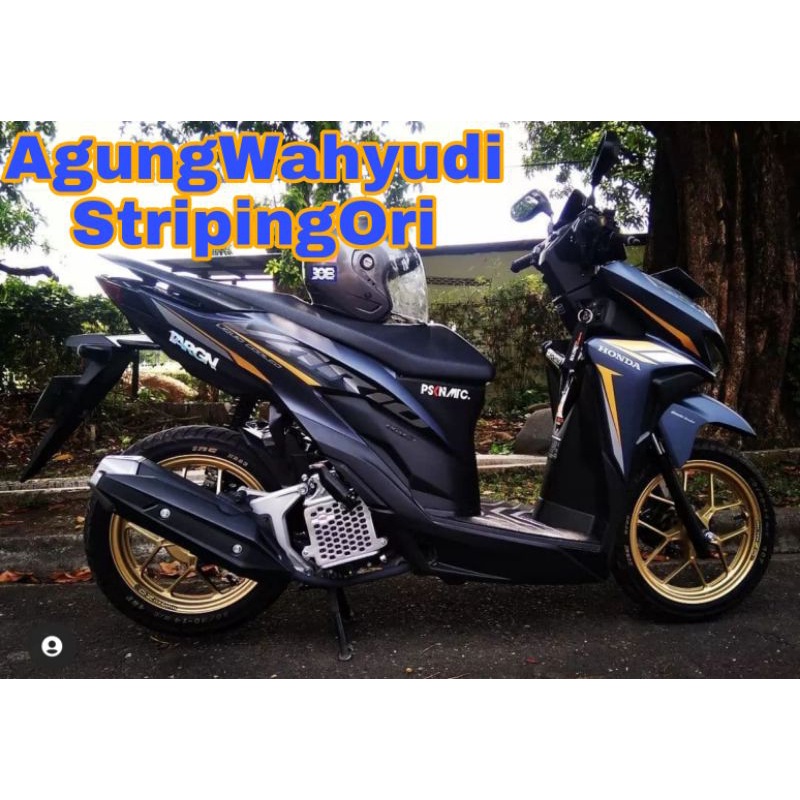 Jual STIKER STRIPING LIS BODY MOTOR HONDA VARIO 125 2021 ADVANCE MATTE ...